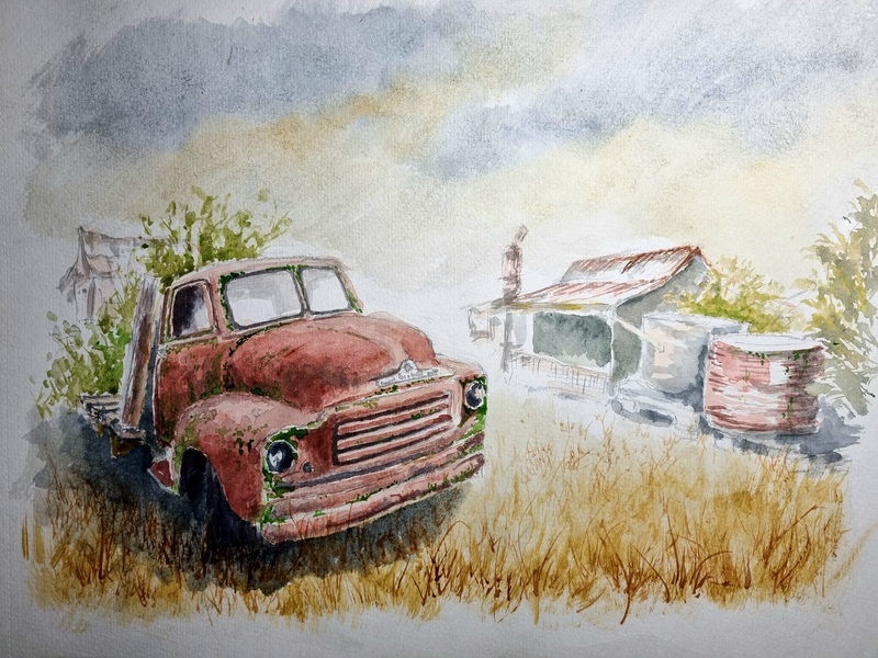 Pop’s Old Ute | tasmanianlandscapes.com.au